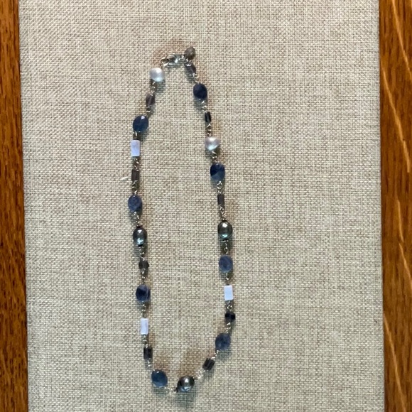 Silpada | Jewelry | Silpada Sterling Silver And Blue Bead Necklace ...